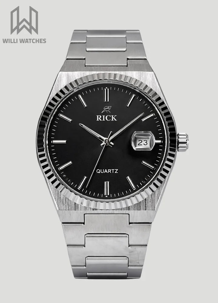 Rick Classic Black Dial Men’s Quartz Watch RC-002 – WilliWatches®