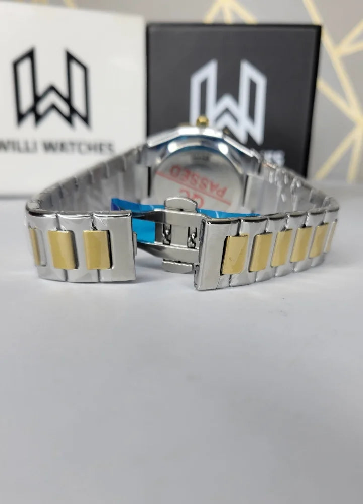 Premium Gold & Blue Edition Arabic Calligraphy Dial Watch DI-006 ...